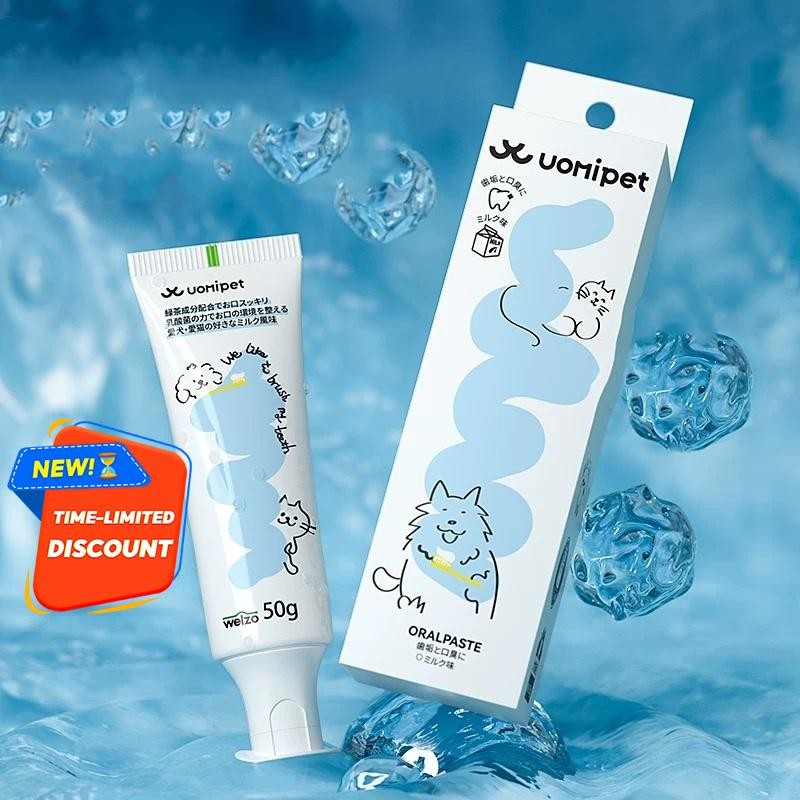 Pet toothpaste, toothbrush, finger cot, dog tooth brushing, halitosis ...
