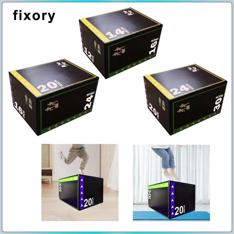 fixory 3 in 1 Plyometric Jumping Box Step up Box Jumping Agility Box ...