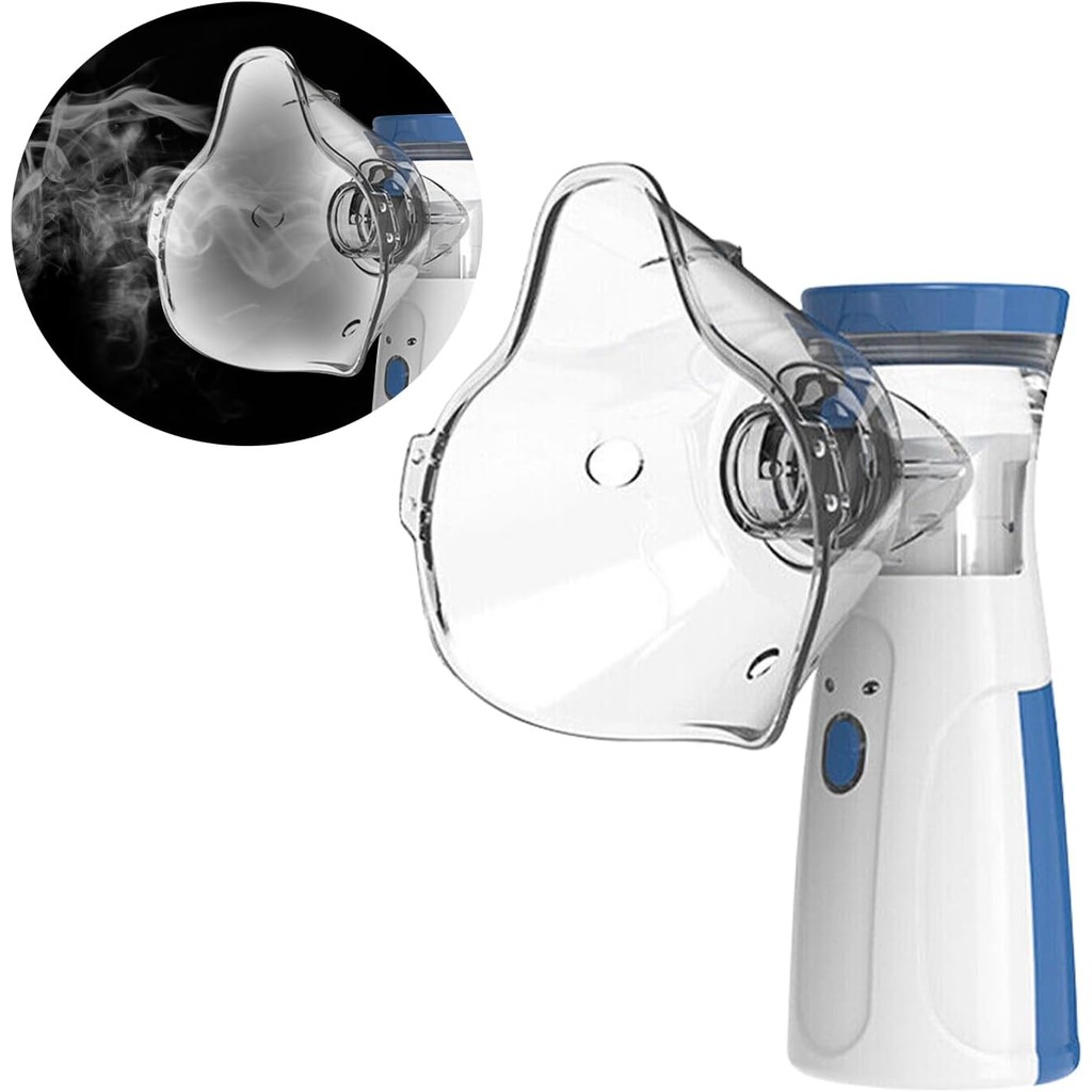 Handheld Nebuliser Machine, Rechargeable Portable Nebulizer with ...