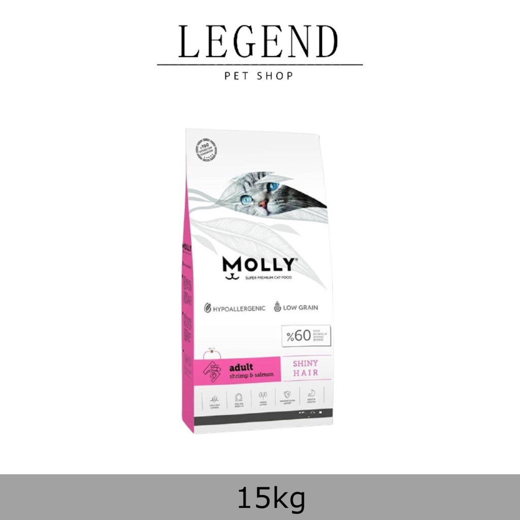 Molly Super Premium Adult Chicken Indoor 15kg ( purple ) | Shopee Malaysia