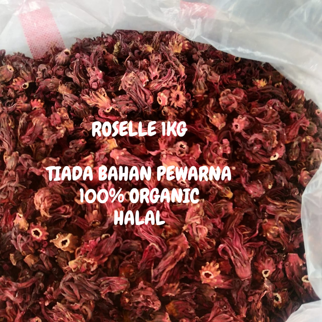 [WHOLESALE] Roselle 1KG| Rosella Flower Hibiscus Flower Ribena Tea 洛神花茶袋装 Ready stock | pewarna ...
