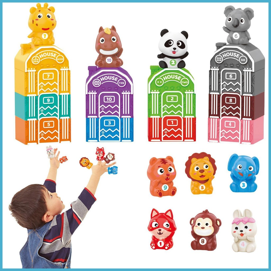 Finger Puppet Set Barn Counting Toys Animal Puppet 20X Educational Toys ...