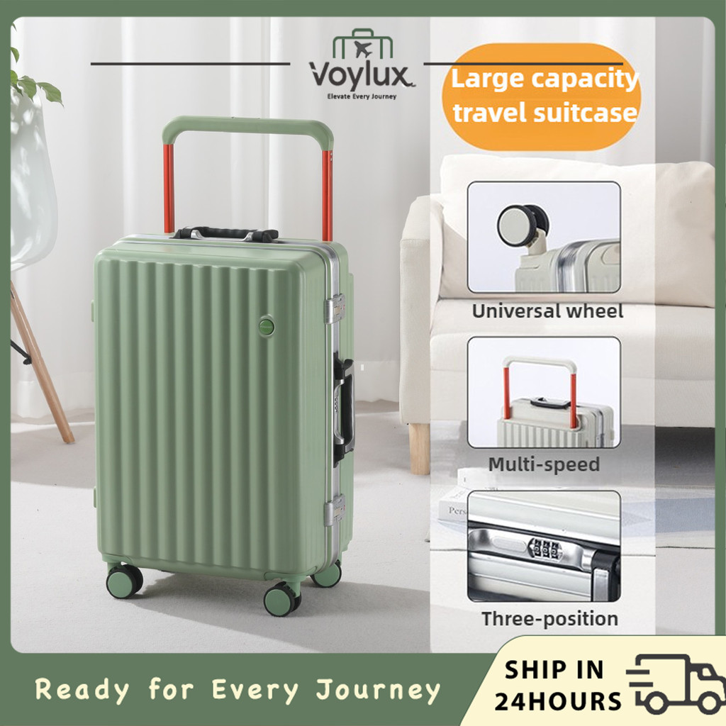 Zipperless 20/24/28 Inch Hard Shell Luggage Stylish Lightweight Trolley ...