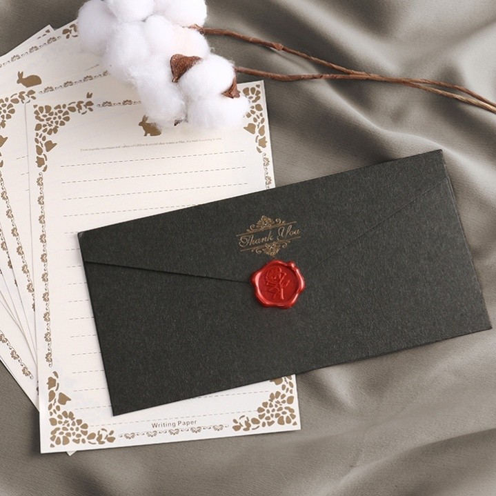 Thick Letter Paper Envelope Set High-End Handwritten Love Letter Send ...