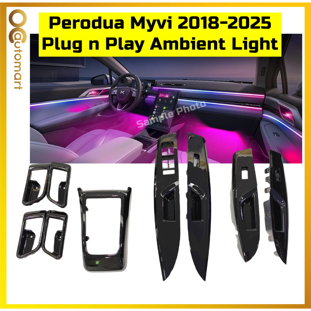 Perodua Myvi 2018 - 2025 Plug n Player Starry Design Ambient Light Myvi ...