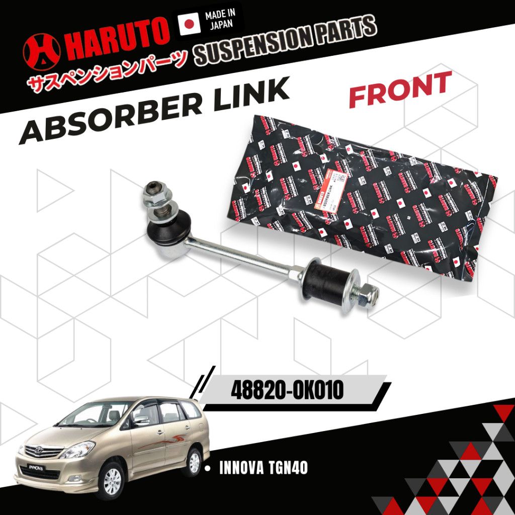 HARUTO GENUINE ABSORBER STABILIZER LINK FRONT TOYOTA INNOVA TGN40 ...