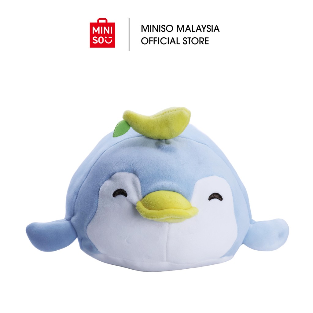 MINISO MINI FAMILY Penguin Berbaring Patung Lembut | Lying Plush Toy ...
