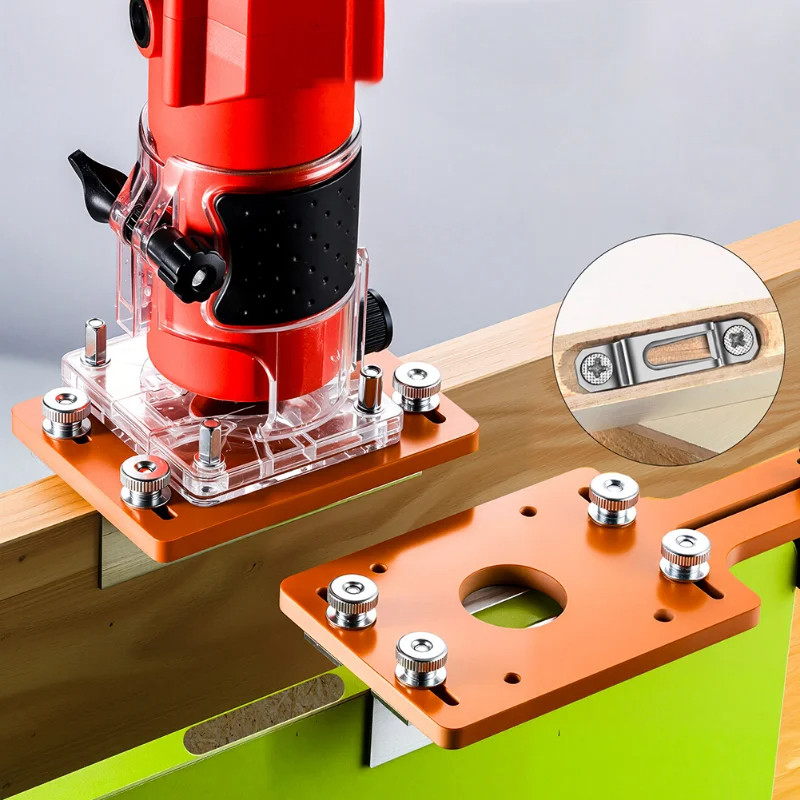 Adjustable Woodworking Slotting Positioner Wood Router Slotting Locator ...
