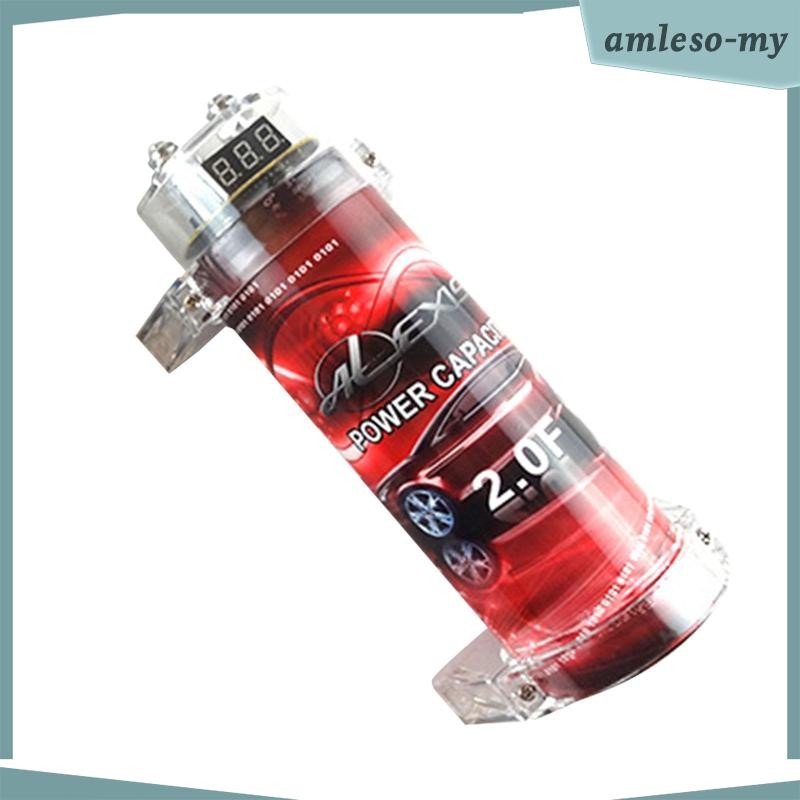 [AmlesoMY] Car Audio Capacitor Car Audio Accessory 2 F Sturdy ...