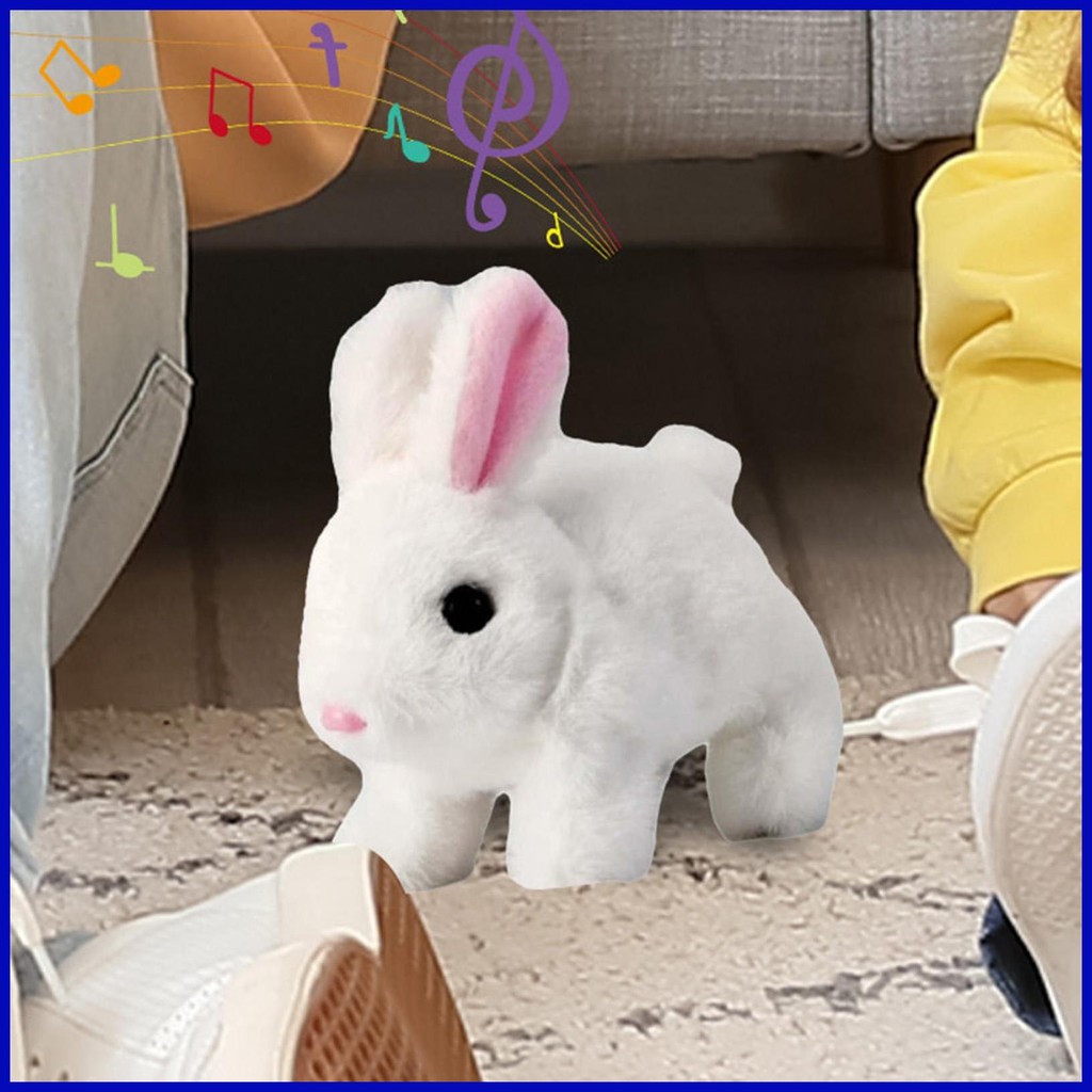 hopping bunny Realistic Simulated Rabbit Doll Electronic Toy Hopping ...