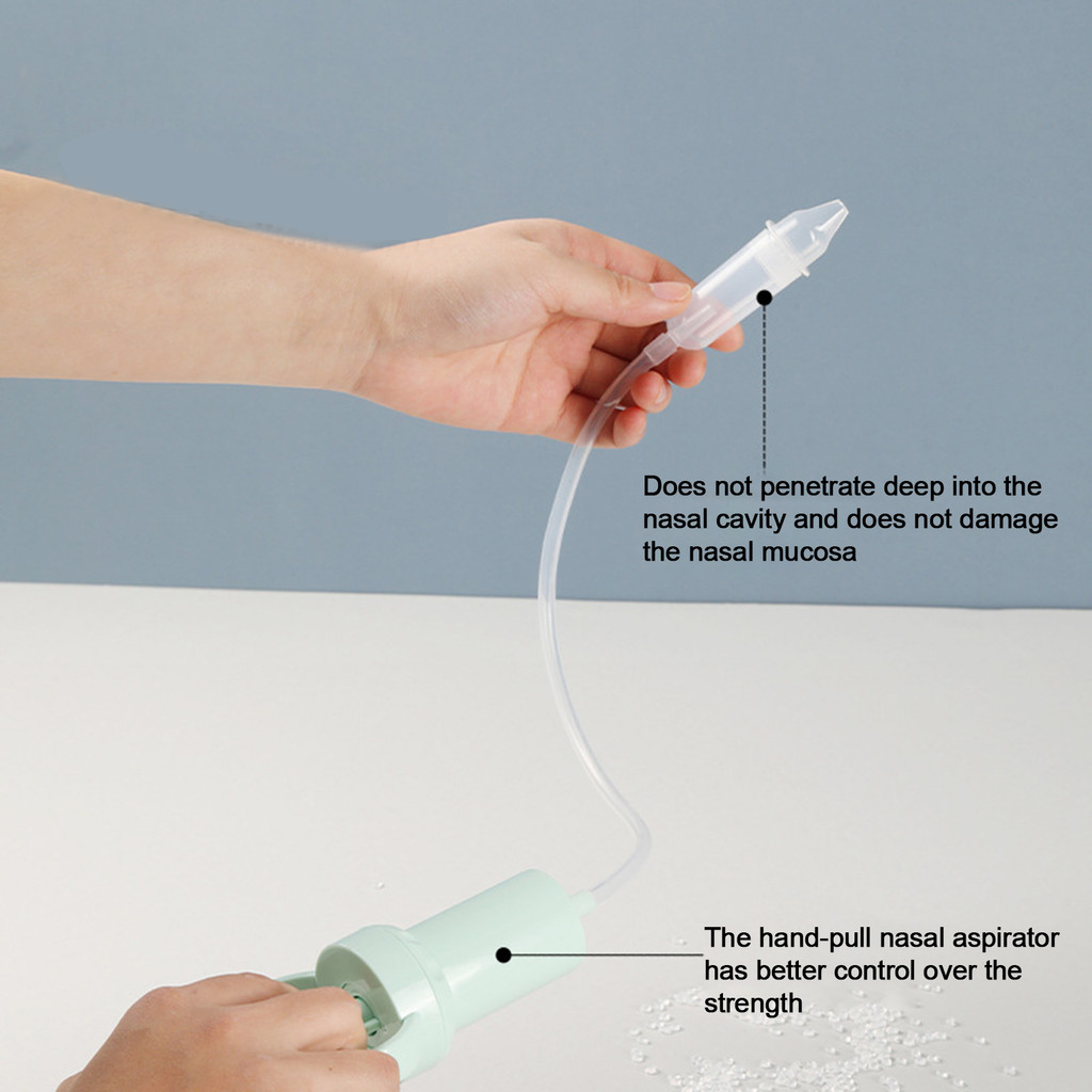Newborns Nasal Aspirator Toddlers Mucus Suction Tool Anti Backflow Hand ...