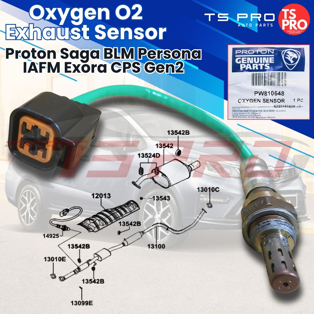 Proton Saga BLM Persona IAFM Exora CPS Gen2 Genuine O2 Oxygen Sensor ...