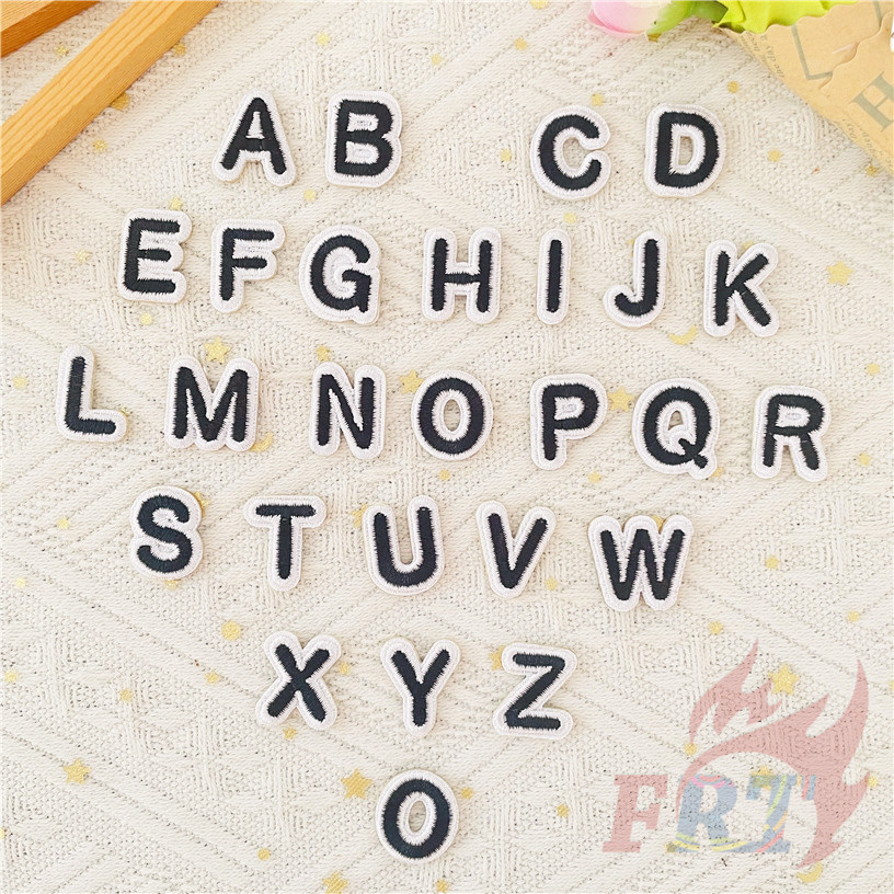 1Pc Black . Mini Arial English Letters Series 02 Self-adhesive Sticker ...