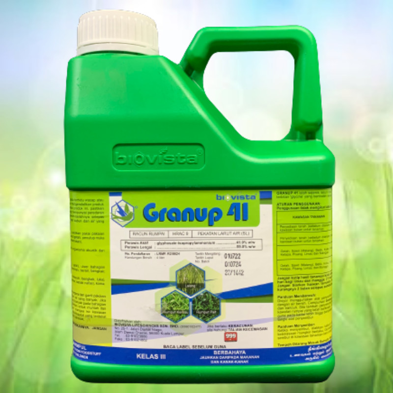 [ORIGINAL] 4L Biovista Granup 41 / Racun Rumput Rumpai / Racun Batas ...