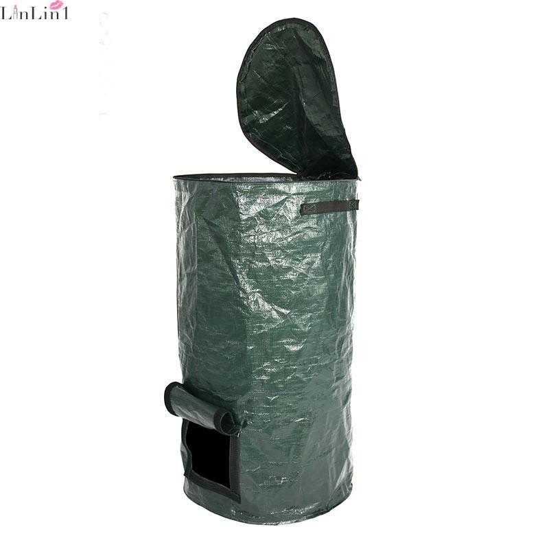 Reuseable Garden Leaf Waste Can Yard Compost Bin for Fruit Kitchen ...
