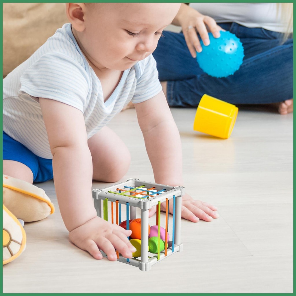 Toddler Shape Sorter Portable Sensory Bin Shape Sorter Toys ...