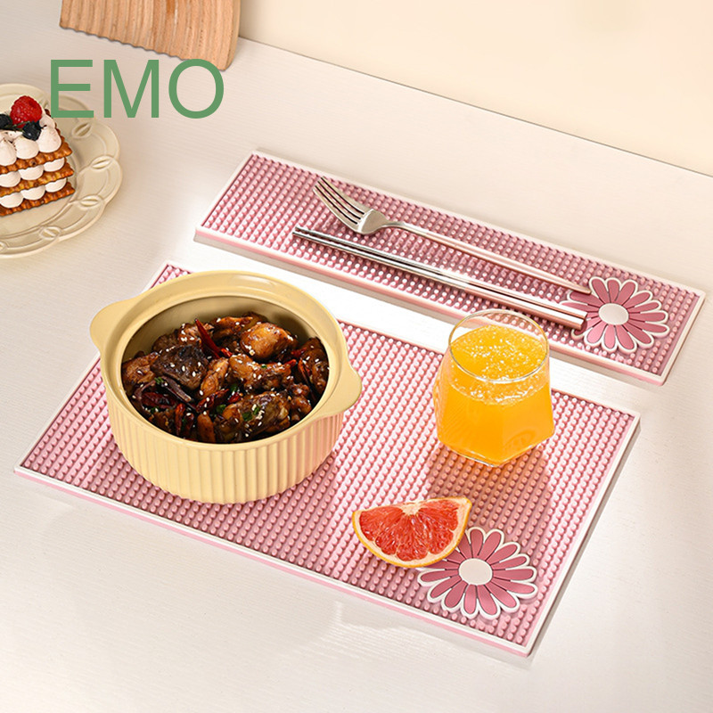 1pc Multifunctional Heat Resistant Tableware Dishwasher Mat Bar Coffee ...