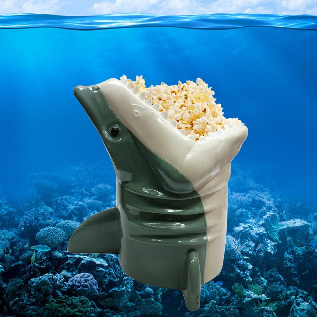 Sharks Popcorn Bucket - 50th Anniversary Bucket of This Great White ...