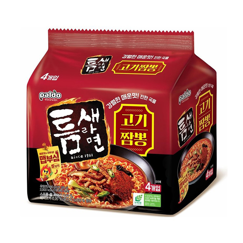 PALDO Teumsae Ramen Meat Jjamppong (120g x 4 packs) | Shopee Malaysia