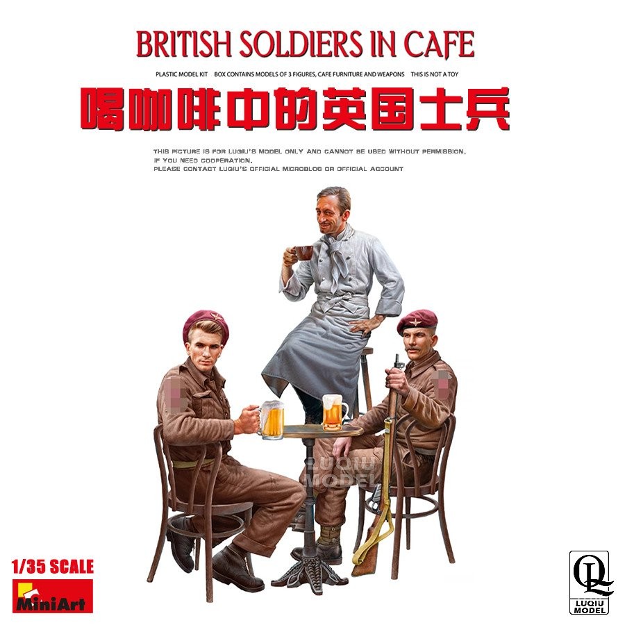 Ada Stok untuk Penghantaran Segera MiniArt 1/35 Askar British Minum ...