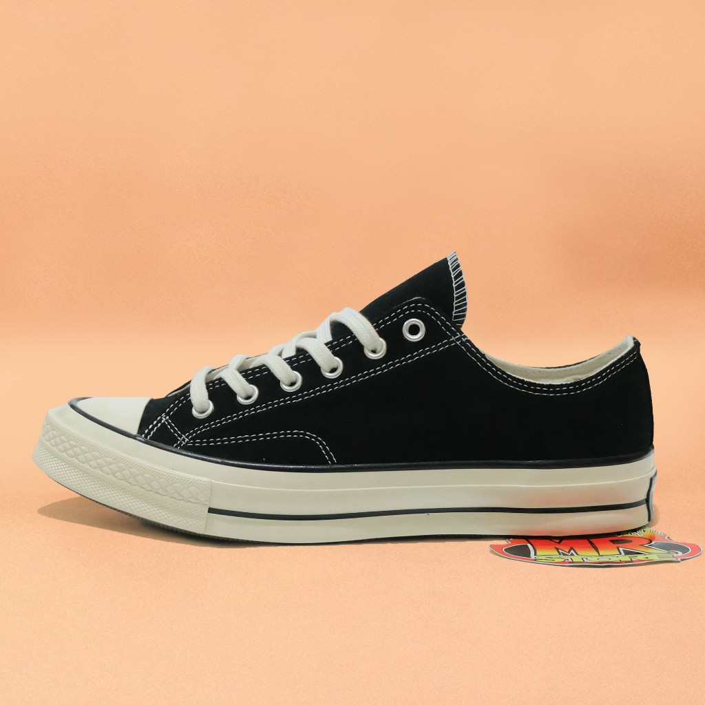Converse Chuck 70 Ox Unisex Sneakers - Hitam Putih | Shopee Malaysia