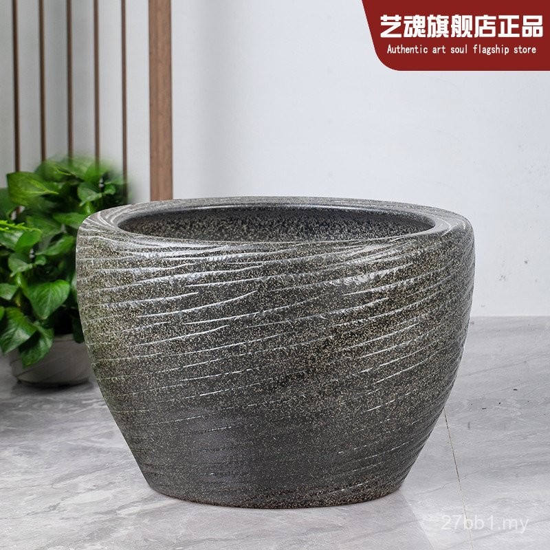 Tangki Ikan Seramik Batu Tiruan Tangki Air Pembiakan Ikan Balkoni ...