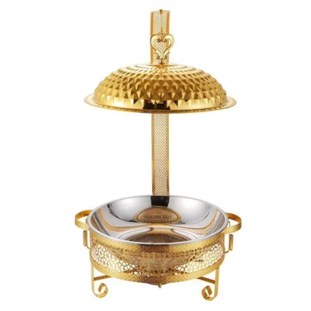 8L CHAFING DISH BELL DOME GOLDEN DIAMOND | Shopee Malaysia