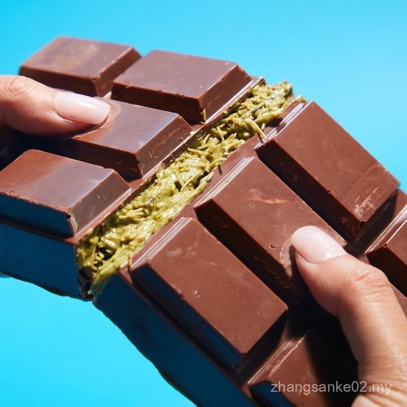 Pek Bar Coklat Sumbat Pistachio Knafeh Dengan Acuan Boleh Digunakan ...