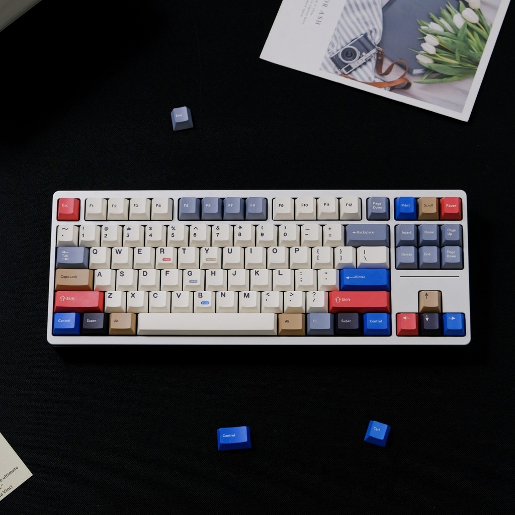 144Keys Retro100 Keycaps PBT Key Caps Cherry Dye Sub Key Cap For Mx ...
