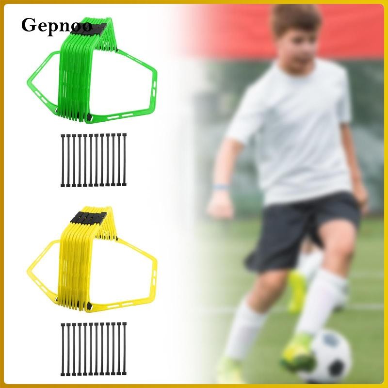 Gepnoo Hex Agility Rings Outdoor Jumping Hoops Kids and Adults Foldable ...