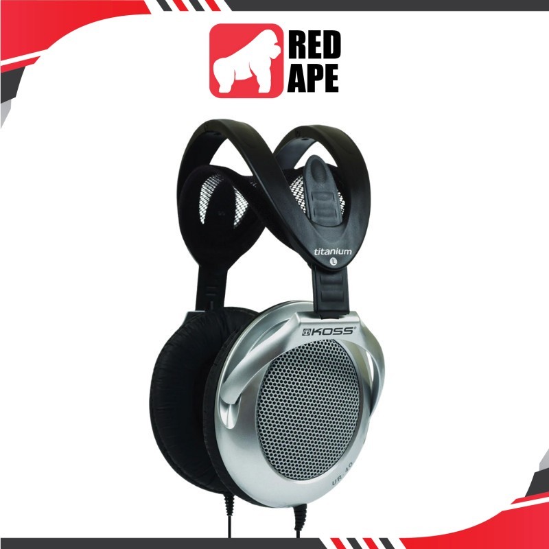Koss UR40, Over-Ear Headphones: Hybrid Open/Closed-Back Design with ...
