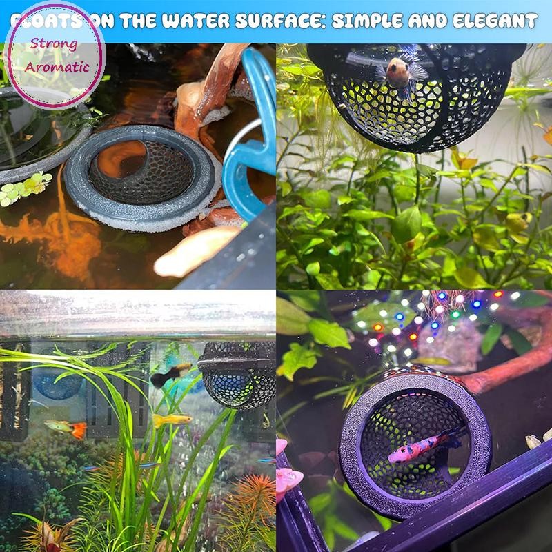STRO Floating Betta Hide & Cave – 3-in-1 Aquarium Hammock, Floating ...