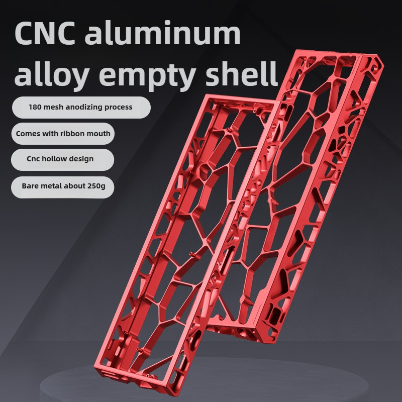 H60 Hollow Shell CNC Full Aluminum Anodic Oxidation Compatible Wooting ...