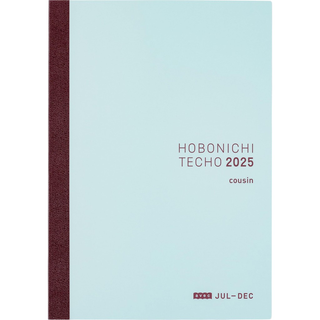 Hobonichi 2025 Cousin avec Japanese [A5/1 Page Per Day (Second Half ...