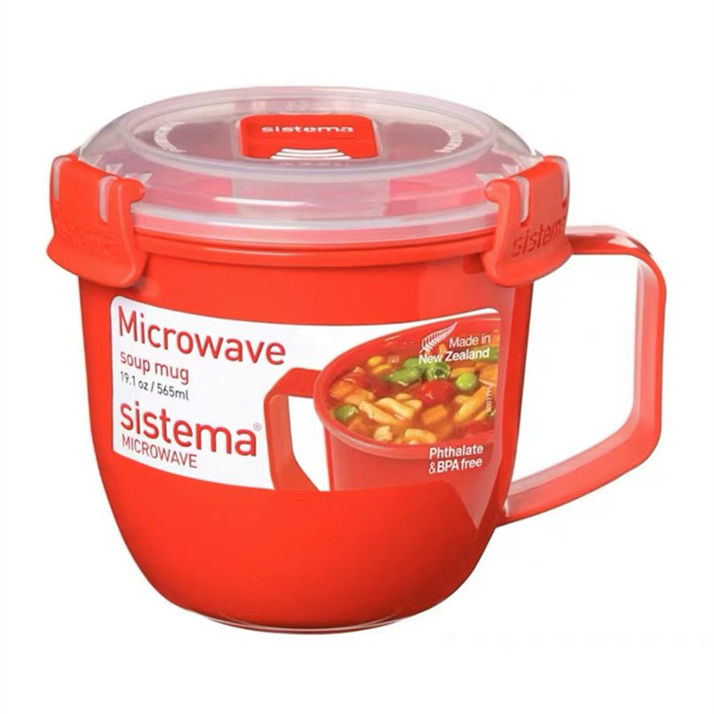 Sistema Microwave Fresh-keeping Box Soup Cup Rice Bowl Noodle Bowl Work ...