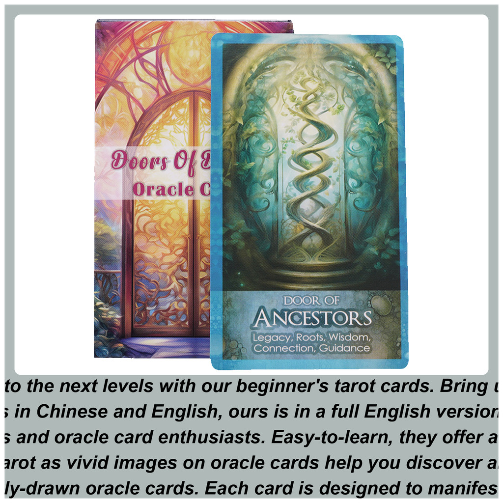 Learning Tarot Cards Deck Board Game English Version Tarot Deck Runes ...