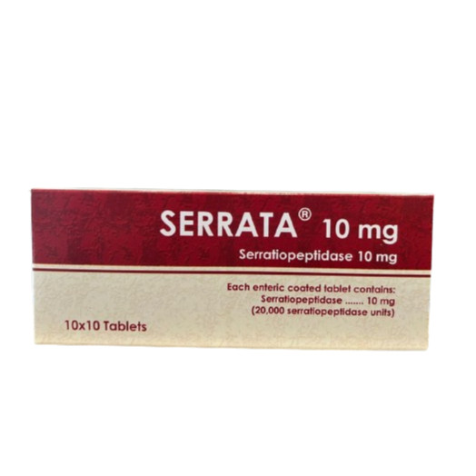 NORIPHARMA SERRATA 10MG 10SX10 (100 TABLETS) AUTHENTIC CLEARANCE EXP:01 ...