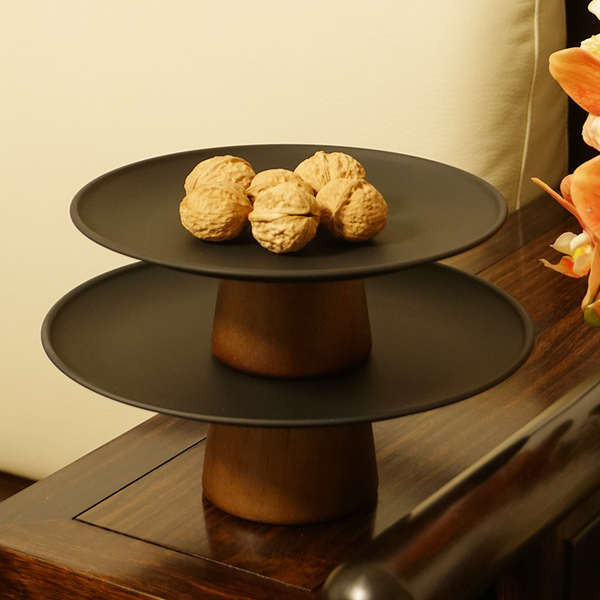 serving stand desert tray Pinggan buah, ruang tamu, meja kopi, isi ...