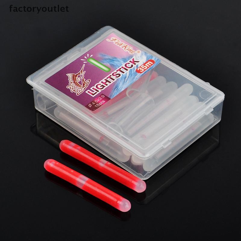FCMY 15pcs/box Fishing Light Sticks Fishing Float Glow Sticks Night ...