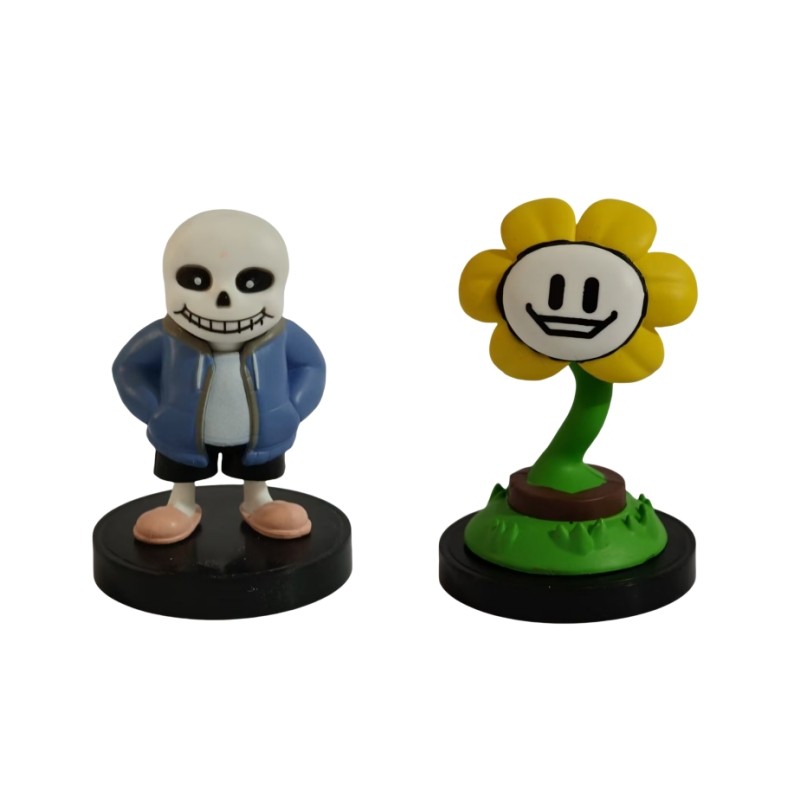Steam Game Undertale Sans and Flowey Mini Figure Model Toy | Shopee ...
