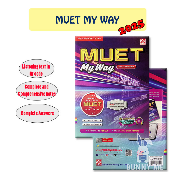 [BUNNY] 2025 Reference Book : Pelangi Publishing MUET My Way (Actual ...