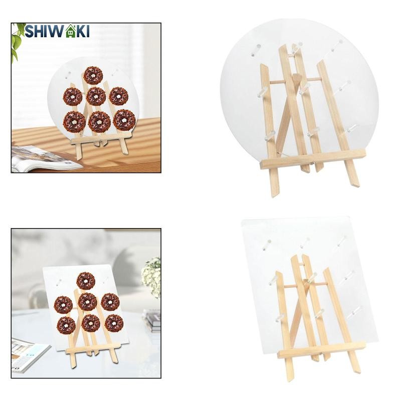 [ShiwakiMY] Donut Wall Stand Donut Holder Board Clear Acrylic Donut ...