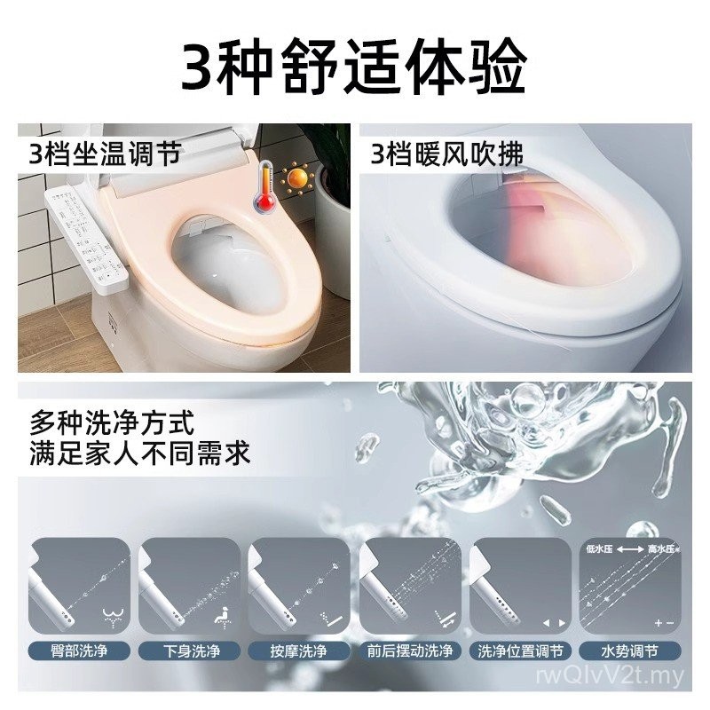 TOTO Rear Drainage Ceramic Smart Toilet CW166SPB Direct Flush Widened ...