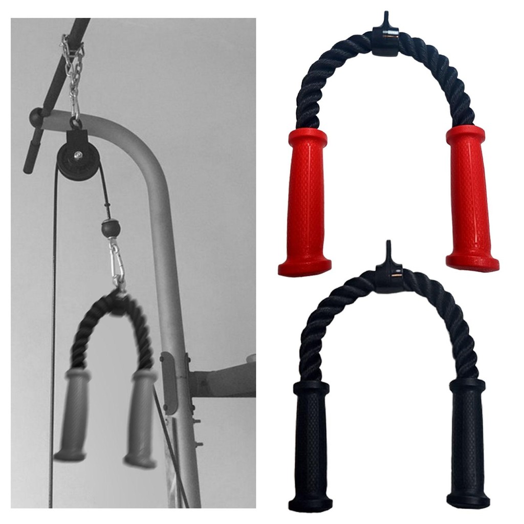[kxshnhc] Triceps Rope Cable Machine Attachment Lightweight Biceps ...