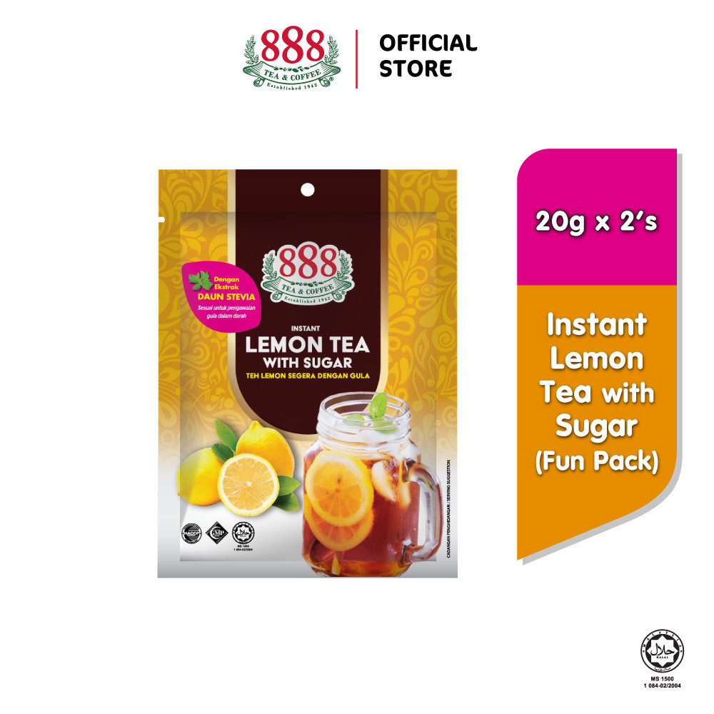 888 Instant Lemon Tea Fun Pack (20g x 2s) | Shopee Malaysia