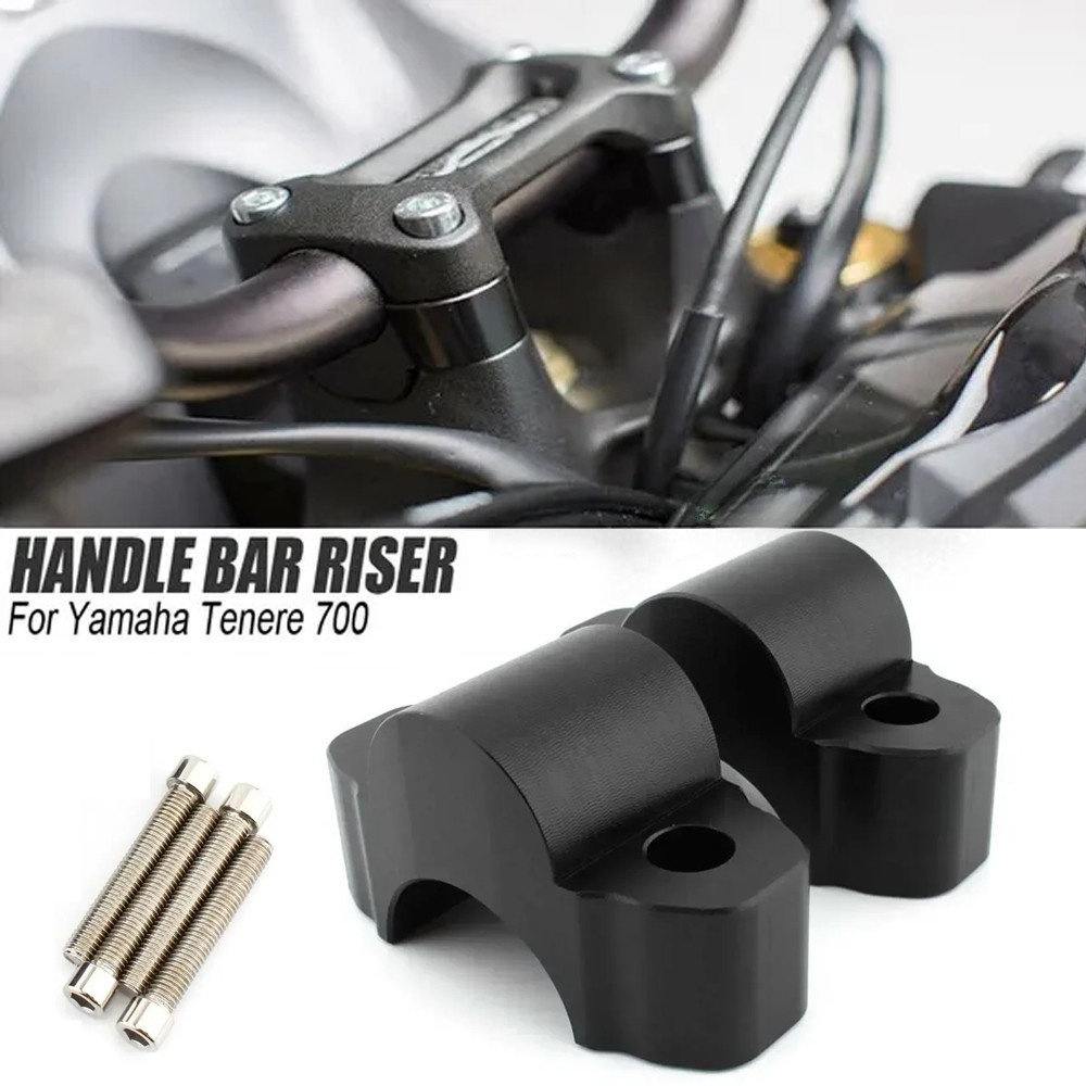 Motorcycle Handlebar Risers Mounting Mount Riser CNC Billet Aluminum ...