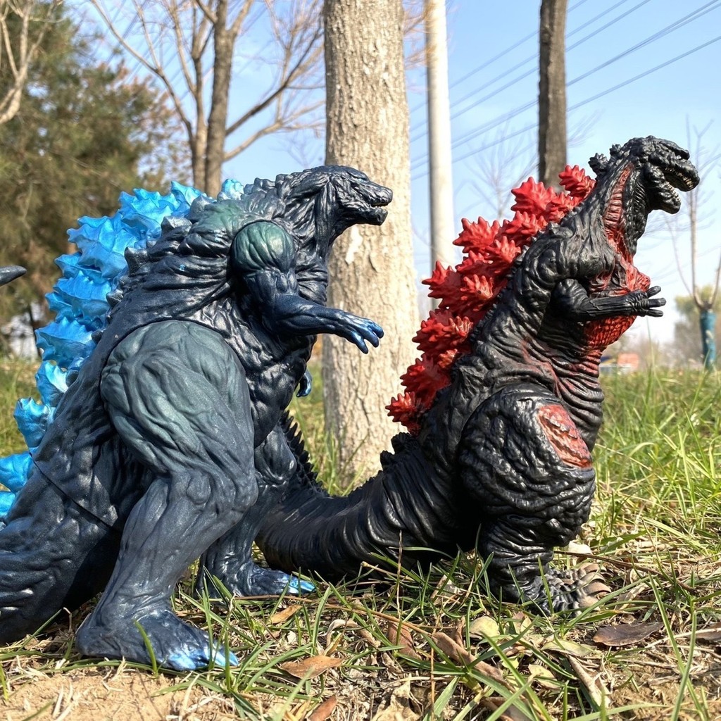 King of Monsters Large Godzilla Toys Three-Headed Dragon Red Lotus ...