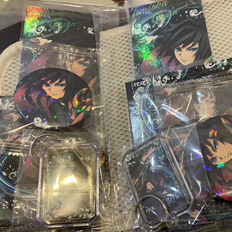 6Pieces Demon Slayer kimetsu no yaiba Anime Lucky Gift Bag Cartoon ...