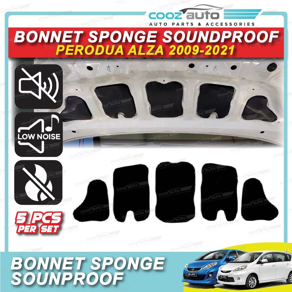 Perodua Alza Old 2009 - 2021 Front Bonnet Sponge Soundproof Cover ...
