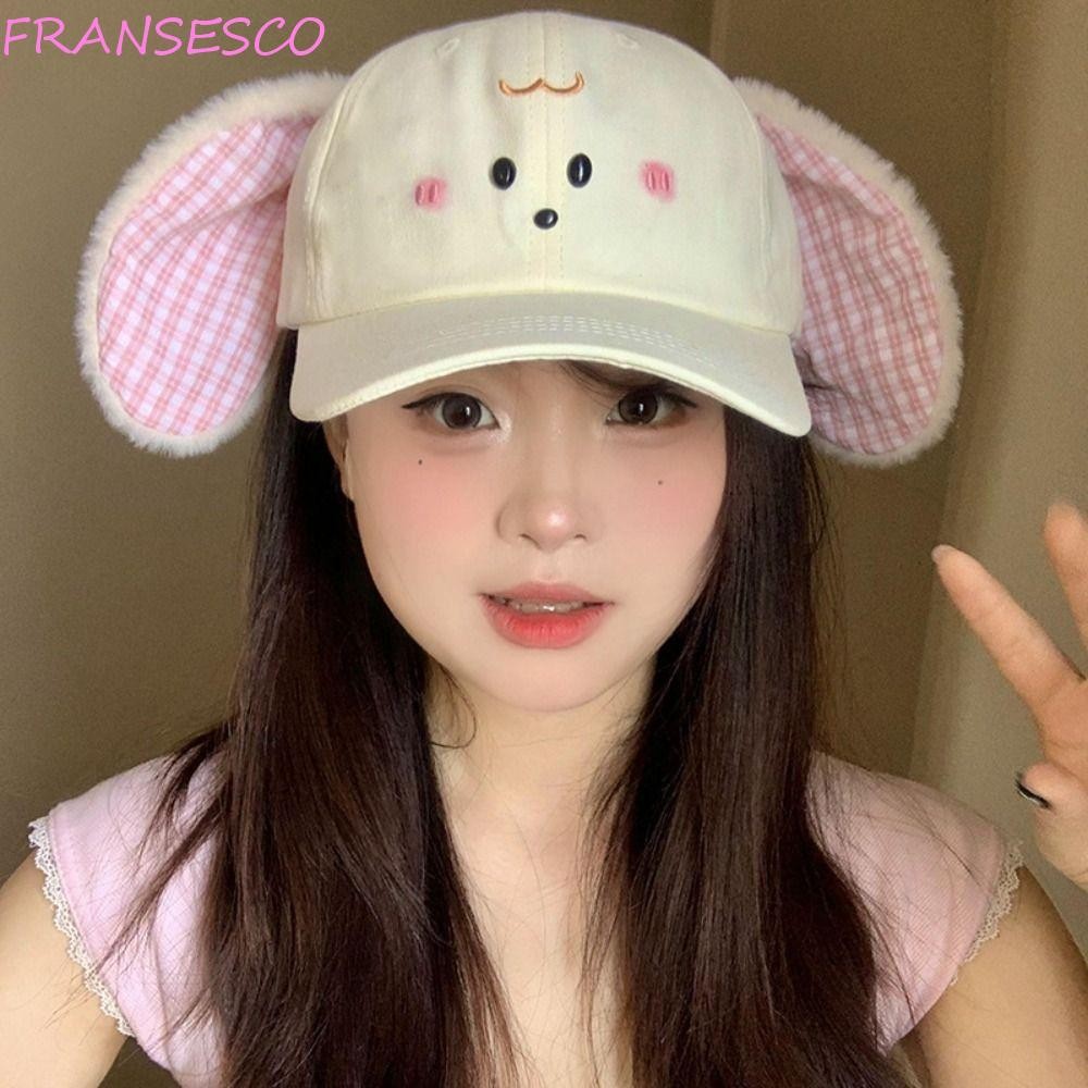 FRANCESCO Peaked Cap, Y2k Cute Baseball Cap, Fashion Versatile Plush ...